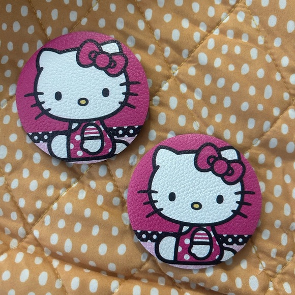 Hello Kitty | Other | Hello Kitty Coasters For Car Cup Holder | Poshmark